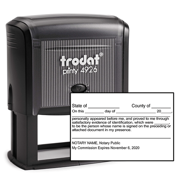 Signature Witness Notary Stamp - All State Notary Supplies