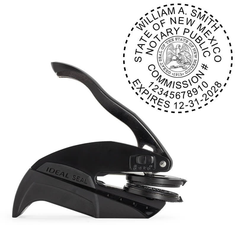 New Mexico Round Notary Seal Embosser - All State Notary Supplies