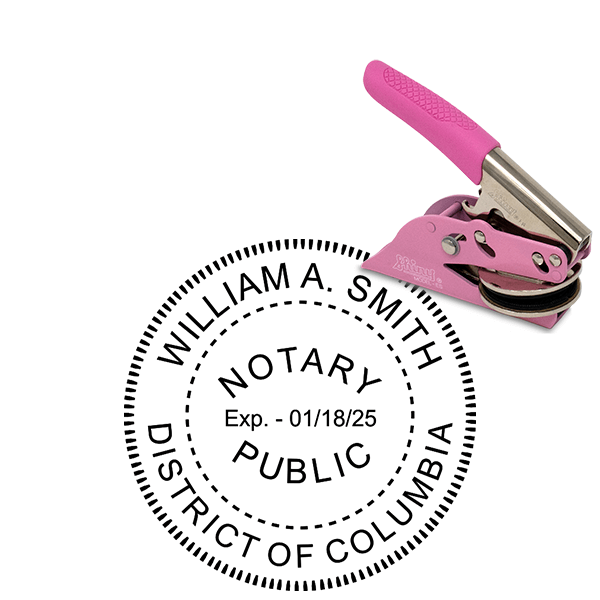District of Columbia Jurat Notary Stamp - All State Notary