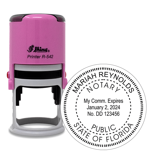 Florida Jurat Notary Stamp - All State Notary Supplies